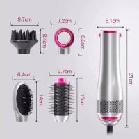 China Women's Ionic High Speed Outdoor Salon Hair Dryer Brush Straightener Curler Massager Rapid Warming Volumizer 1200W Hotel & RV for sale