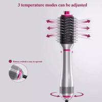 China Women's Ionic High Speed Outdoor Salon Hair Dryer Brush Straightener Curler Massager Rapid Warming Volumizer 1200W Hotel & RV for sale