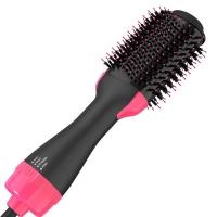 China Hair Dryer Hot Air Brush Styler Volumizer Hair Straightener Curler Comb Roller Ceramic Household Use Electric Ion Blow Dryer for sale
