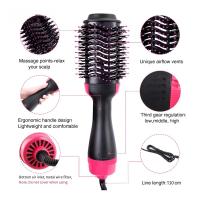 China Hair Dryer Hot Air Brush Styler Volumizer Hair Straightener Curler Comb Roller Ceramic Household Use Electric Ion Blow Dryer for sale