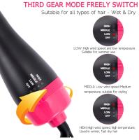 China Hair Dryer Hot Air Brush Styler Volumizer Hair Straightener Curler Comb Roller Ceramic Household Use Electric Ion Blow Dryer for sale