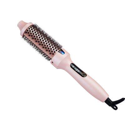 China Electric Ionic Thermal Brush with LED Display 300-420F for Different Hair Types Household Hotel Use 110-240V Universal Voltage for sale