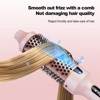 China Premium Electric Curling Comb with Ceramic Barrel 5 Temperature Settings for All Hair Types-Household Use for sale
