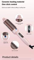 China Premium Electric Curling Comb with Ceramic Barrel 5 Temperature Settings for All Hair Types-Household Use for sale