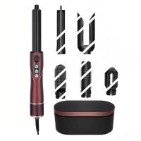 China HS09 HS05 HS08 Ceramic Aluminum Electric Hair Dryer Brush Curler with LED Display App-Controlled for RV/Hotel/Household Use for sale