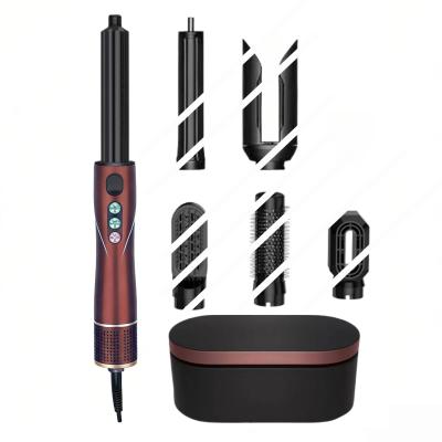 China HS09 HS05 HS08 Ceramic Aluminum Electric Hair Dryer Brush Curler with LED Display App-Controlled for RV/Hotel/Household Use for sale