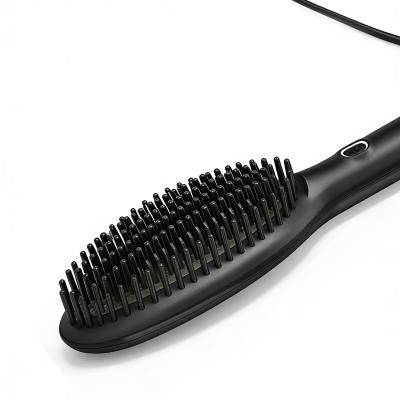 China 2026 High Quality Wholesale Private Label Electric Wide Plate Hair Brush Hair Comb Electric Anti-scald Hot Brush for sale