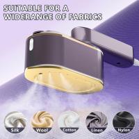 China Electric Travel Garment Steamer Mini Portable Steam Iron 1200W Fast Heat-up Digital Display Compact Handheld Anti-Dry Burning for sale