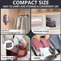 China Electric Travel Garment Steamer Mini Portable Steam Iron 1200W Fast Heat-up Digital Display Compact Handheld Anti-Dry Burning for sale