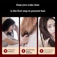 China Electric Scalp Massager-Scalp Massage Comb & Vibrating Hair Brush Portable Hair Oil Applicator with 1500mAh Battery 50dB Quiet for sale