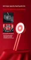 China Promote Hair Growth Portable Head Massager Electric Vibration Massage Comb Red Light Micro-current Oil Applicator 1500mA Battery for sale
