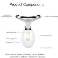 China Portable USB Facial Massager 500mAh Rechargeable Battery-Wrinkle Reduction Skin Tightening Beauty Device for Household Hotel Use for sale