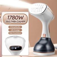 China 1800W Portable Electric Garment Steamer 3-Speed Settings Large Water Tank Anti-Dry Burning for Household Car Use Effortless for sale