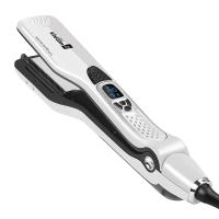 China Professional Electric Ceramic Hair Straightener with LCD Display Steam 5-Level Adjustable for Salon Hotel Outdoor & Home Use for sale