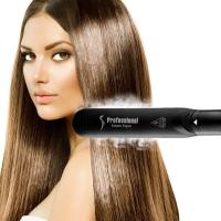 China Professional Electric Hair Steam Straightener Flat Iron Fast Heating Ceramic Plates for Household Outdoor Use Soft Smooth for sale
