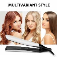 China Platinum+ Chronos Professional Salon Styler Electric Ceramic Hair Straightener Curling Iron LED Fast Heating Multi-Temperature for sale