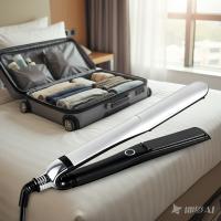 China Platinum+ Chronos Professional Salon Styler Electric Ceramic Hair Straightener Curling Iron LED Fast Heating Multi-Temperature for sale
