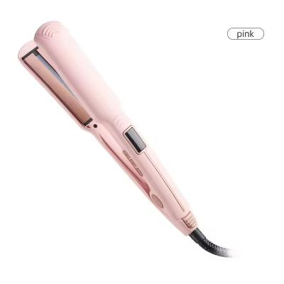 China Custom EU Plug PTC Dual Wet/Dry 480F Plastic LCD Flat Iron Portable Hair Straightener 1 Year Warranty for Household Outdoor for sale