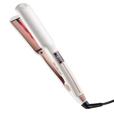 China Portable Multifunction PTC LCD Flat Iron Infrared Hair Curler Salon Hotel Household Outdoor Use Electric Dual Wet/Dry 1 Year for sale