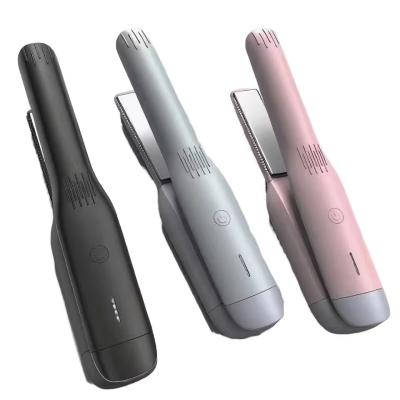 China Best Selling USB Electric LED Aluminum Portable Hair Straightener Overheating Protection Fast Heating Adjustable Outdoor for sale