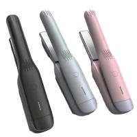 China Best Selling USB Electric LED Aluminum Portable Hair Straightener Overheating Protection Fast Heating Adjustable Outdoor for sale