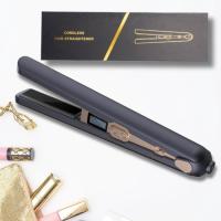 China 2-in-1 Cordless Hair Straightener & Curler LCD Display Travel Safe Ceramic Plates for Fine to Thick Hair Household Use for sale