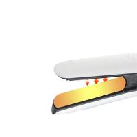 China Electric Ceramic Flat Iron Hair Straightener Infrared Ionic Nano Plates LCD Temperature Display 1-Year Warranty Outdoor Hotel for sale