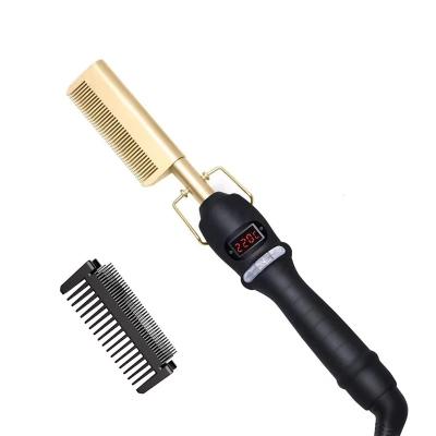 China Electric Ceramic Hair Care Comb Steam 5 Temperature Settings Adjustable Heat Safety Design 35W Power Compact Nylon Household for sale