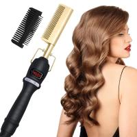 China Electric Ceramic Hair Care Comb Steam 5 Temperature Settings Adjustable Heat Safety Design 35W Power Compact Nylon Household for sale