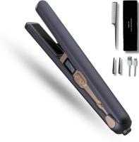 China 2-in-1 Cordless USB Hair Straightener Curler 10000mAh Battery Mini Portable Flat Iron LCD Display Ceramic Plate RV Hotel Travel for sale