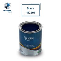 China Chemical Resistance 1K Basecoat Weatherproof Black Auto Paint Refinishing for sale