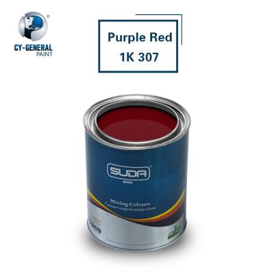 China Glossy 1K Basecoat Acrylic Automotive Spray Paint Windows Purple Car Paint for sale
