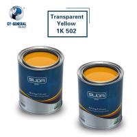China Transparent Yellow 1k Acrylic Car Paint Liquid Acrylic Paint Car Interior for sale