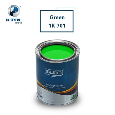 China 4Ltr 1K Basecoat UV Resistant Green Car Paint Coating Spray for sale