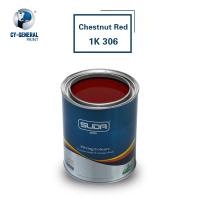 China Weather Resistant 1k Car Paint Chestnut Red Acrylic Paint Car Interior Aesthetic for sale