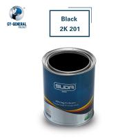 China Black Acrylic 2K Topcoat MSDS Automotive Lacquer Car Spray Paint for sale