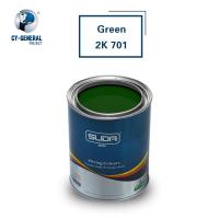 China Gloss 2k Acrylic Car Paint High Coverage Car Paint Green Metal Paint for sale