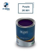China Acrylic Resin Automotive 2k Paint Purple Car Paint Spray Auto Refinish Paint for sale