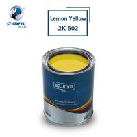 China Lemon Yellow Auto 2K Topcoat Automotive Collision Repair And Refinishing Paint for sale