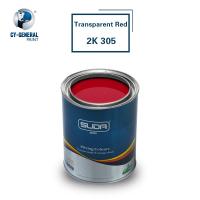 China Anti Corrosion 2K Topcoat Iron Red Color Car Body Refinishing for sale