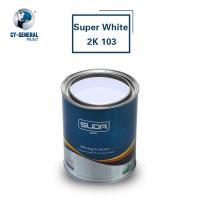 China Super White 2K Top Coat Paint Weatherproof For Car Paint Mixing Clear Coat For Car for sale