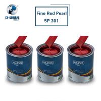 China High Consistency Automotive Refinish Fine Red Pearl Carpaint for sale
