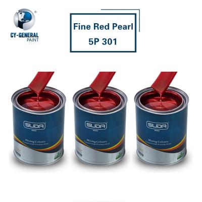 China High Consistency Automotive Refinish Fine Red Pearl Carpaint for sale