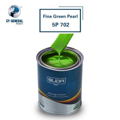 China Green 1K Pearl Paint Tinting Base Coating Spraying Refinishing Paint for sale
