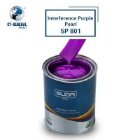 China Interference Purple  Pearl Paint High Fullness Acrylic Resins Auto Touchup Paint for sale