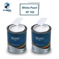 China 4L Mildewproof Pearl Paint Car Practical White Acrylic Car Paint Metal for sale