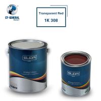 China High Cover 1k Car Paint Adhesion Transparent Red Acrylic Automotive Paint for sale