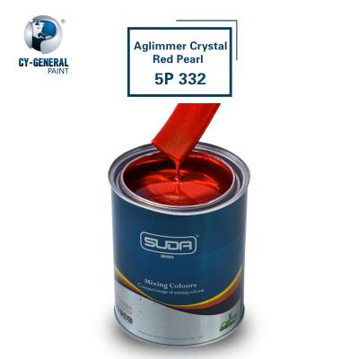 China Red Glimmer Pearl Paint Crystal Spray Coating For Cars for sale