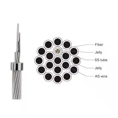 China OPGW-96B1 96 Core Optical Fiber Composite Overhead Ground Wire for Power Transmission Systems for sale