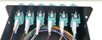China 50/125 OM3 MPO-LC Fiber Optic Distribution Box with Patch Panel - 0.40dB Insertion Loss, -20℃ to +70℃ Operating Range for sale